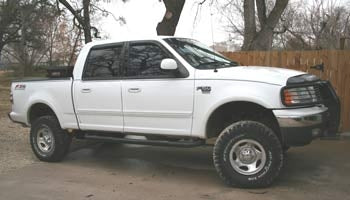 2001 F150 Super Crew 4X4 with 4" Fabtech suspension lift kit — Rocky ...
