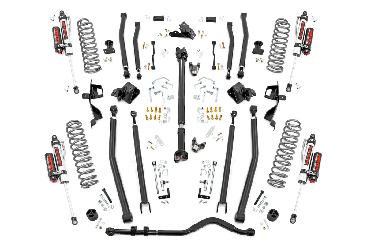Rough Country Jeep Wrangler JL Unlimited 4" Long Arm lift kit, N3 Nitro ...