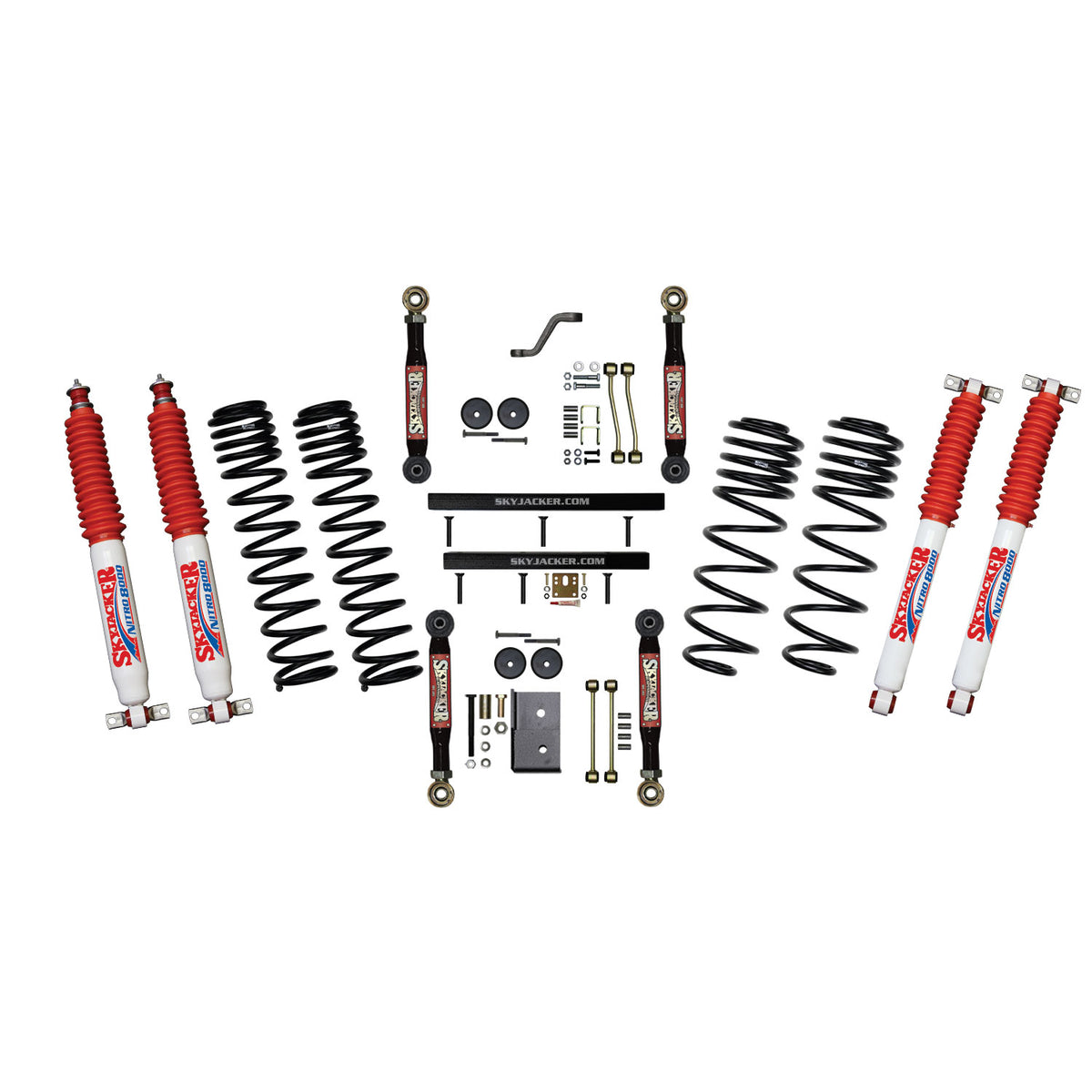 Skyjacker Jeep Wrangler TJ 4" lift kit, Hydro shocks 1997 1998 1999 ...